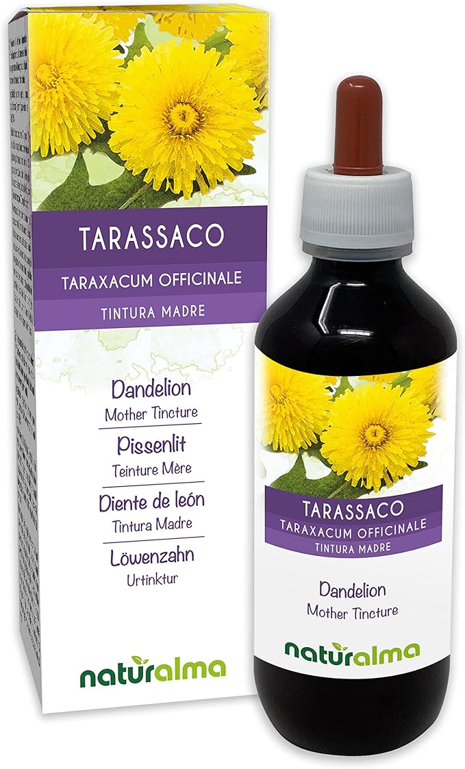 Tarassaco (Taraxacum officinale) radici e foglie Tintura Madre ...