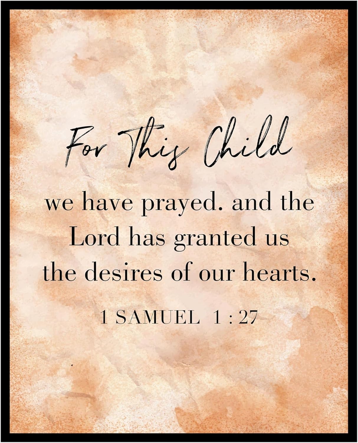 Amazon.com: Poster Master Child's Prayer Poster - For this Child We ...