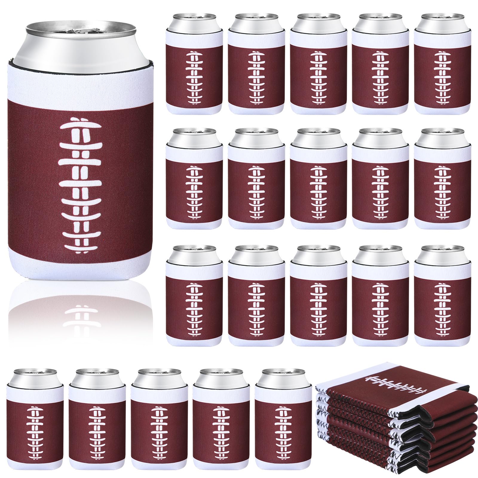 Amazon.com: Ziliny 26 Pcs Football Party Favors Football Beer Can ...