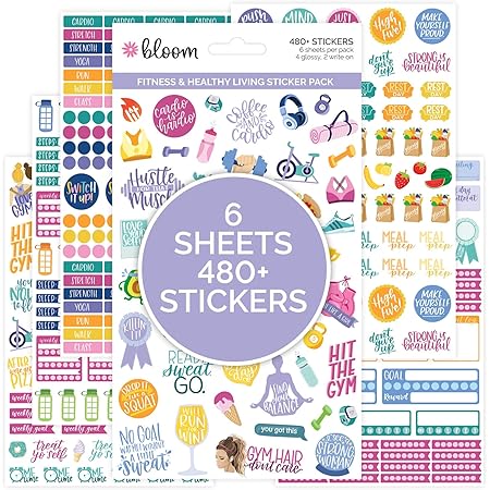 Planner Stickers School Bloom Daily Planners Sticker Value Pack - 13 ...