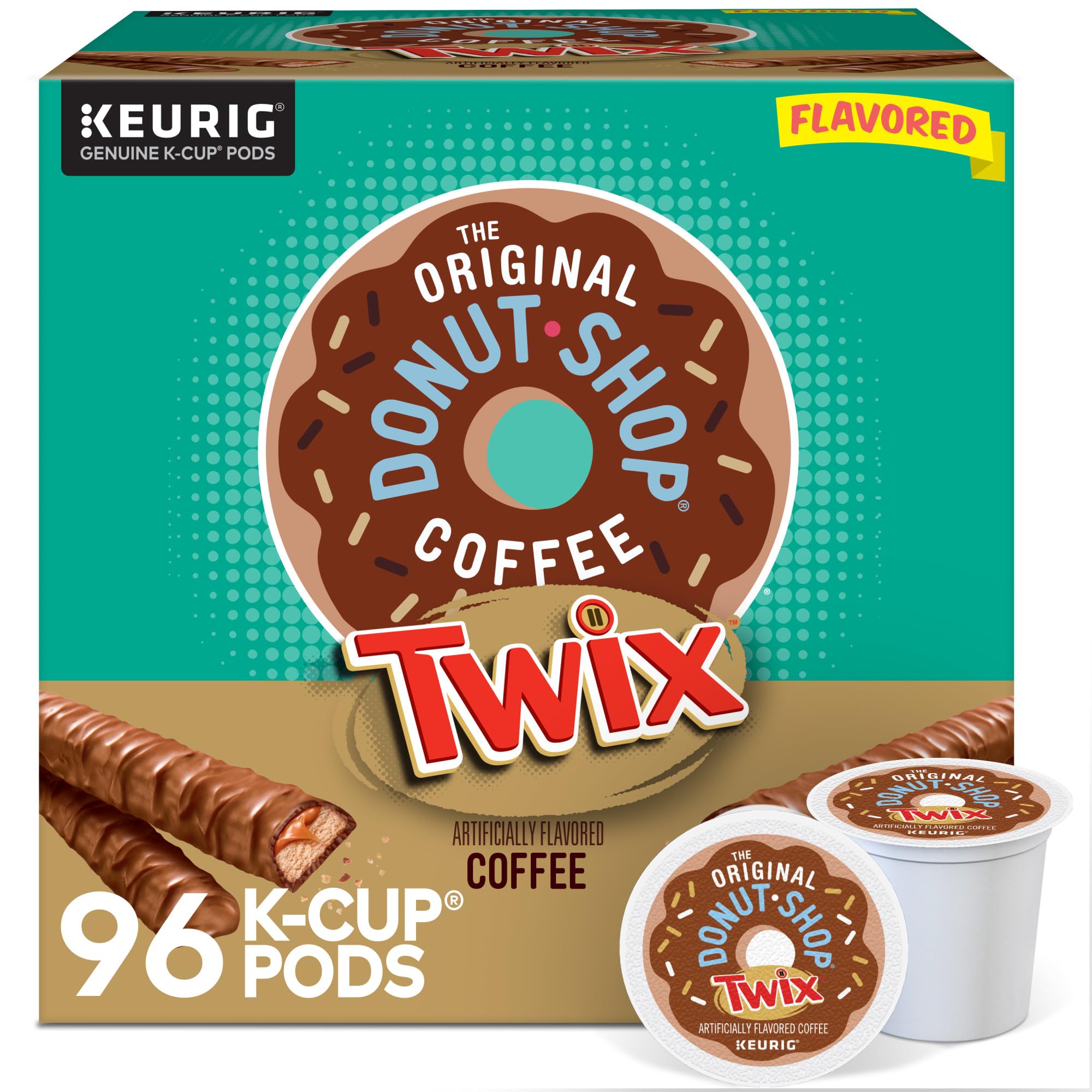Amazon.com: The Original Donut Shop TWIX Coffee, Keurig Single Serve K ...