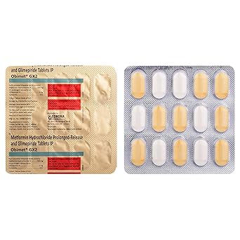 Obimet* Gx2 - Strip of 15 Tablets : Amazon.in: Health & Personal Care