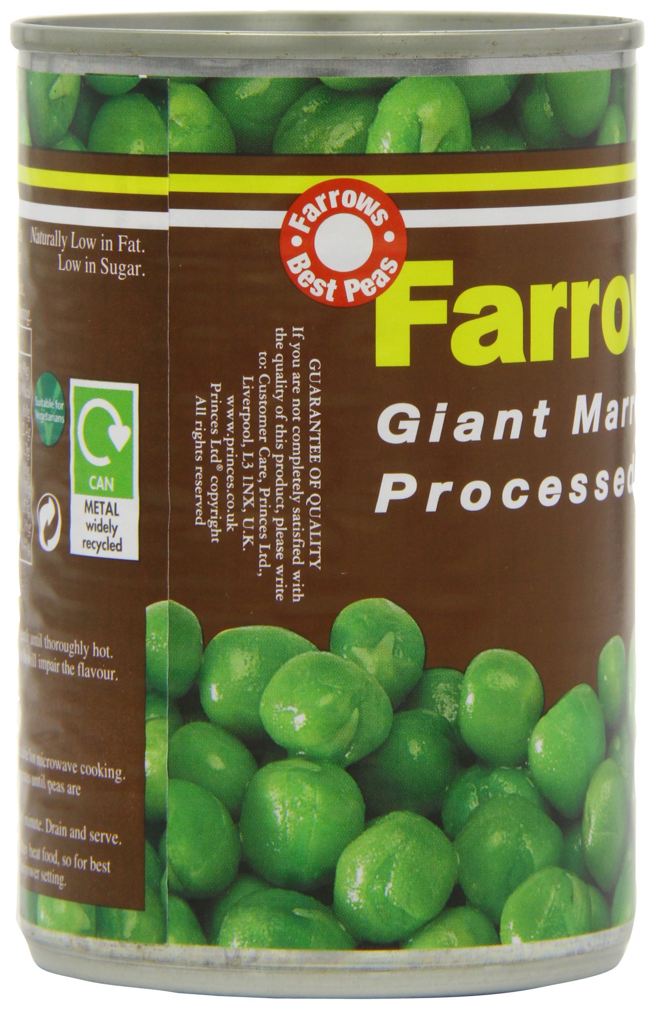 Farrows Giant Marrowfat Processed Peas, 300 g (Pack of 24): Buy Online ...