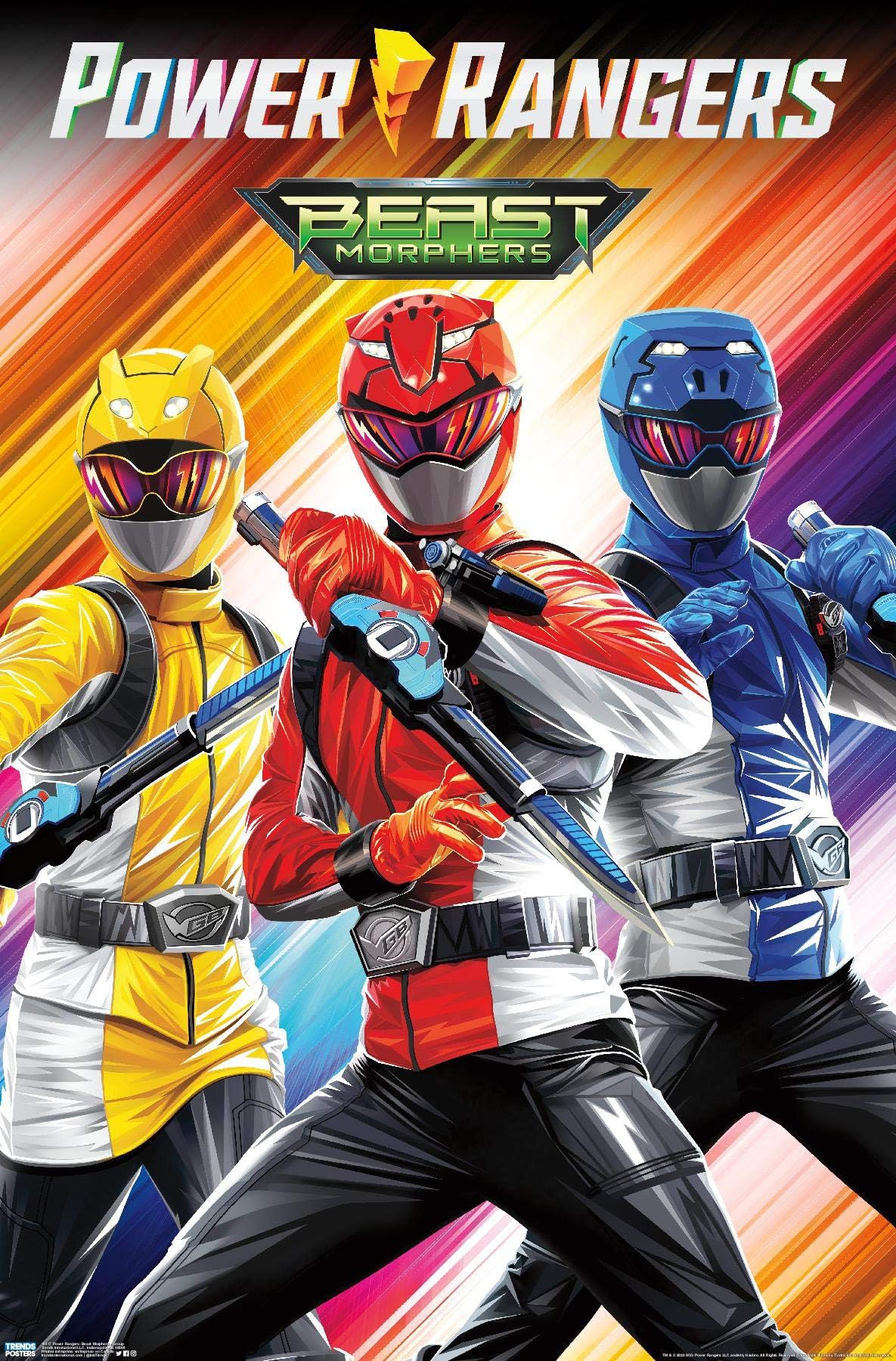 Amazon.com: Trends International Power Rangers - 30th Group Wall Poster ...