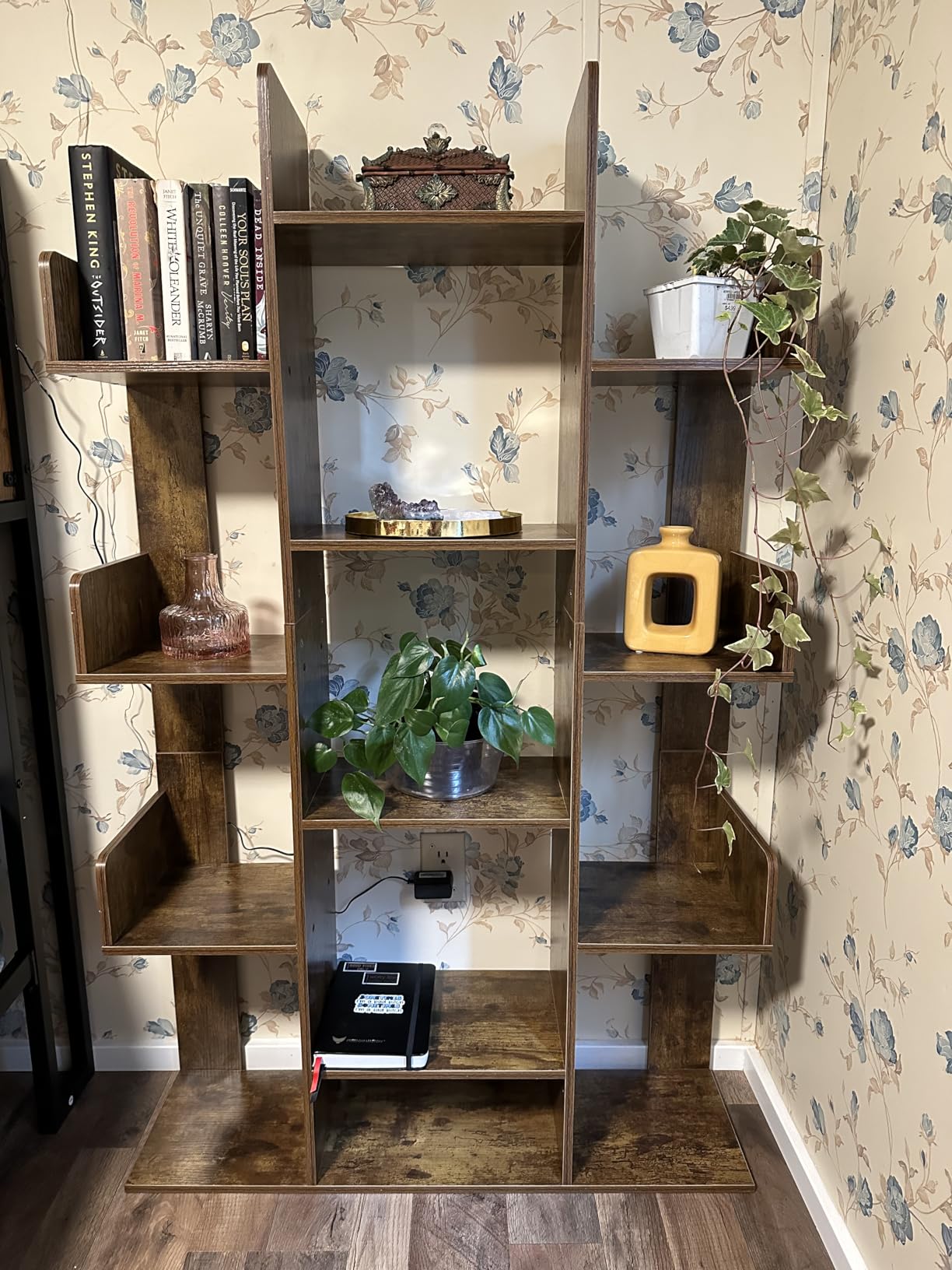$17/mo - Finance Aheaplus Bookshelf, Tree-Shaped Bookcase Storage Shelf ...