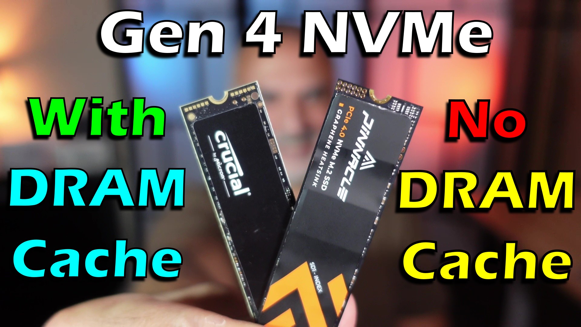 Watch Gen4 NVMe With DRAM cache vs Gen4 NVMe DRAM-less #thisorthat on ...
