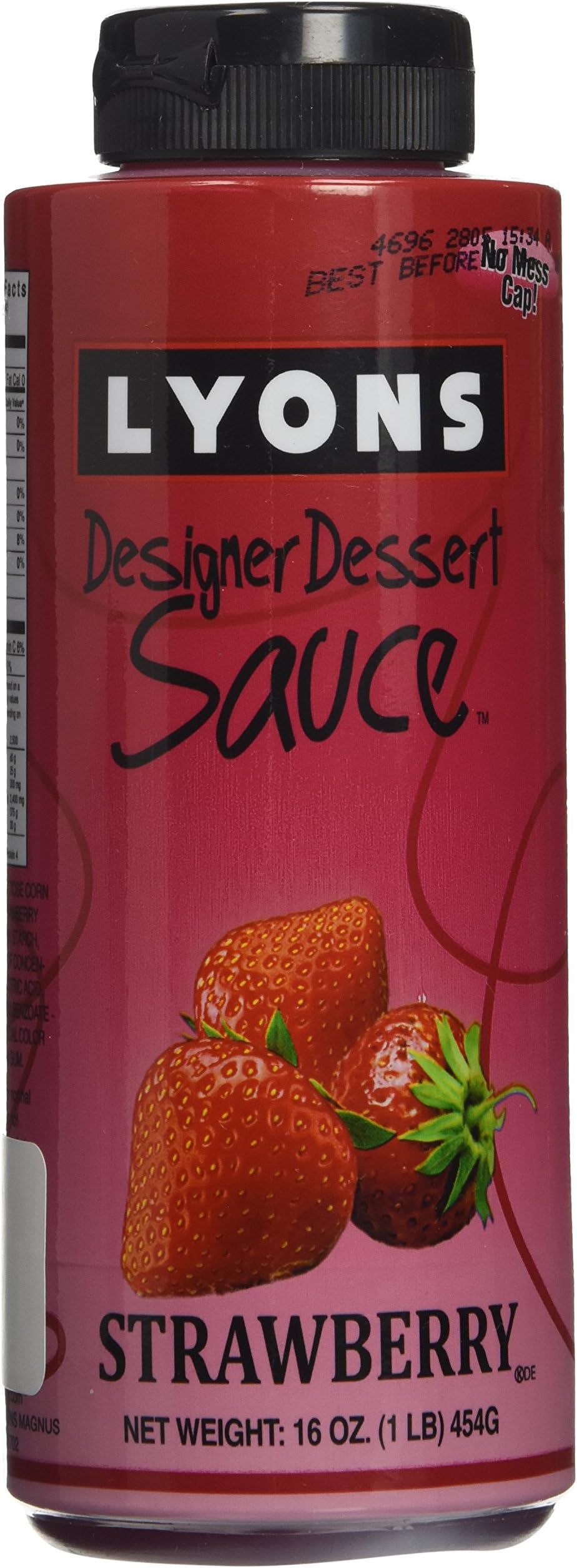 Amazon.com: Lyons Gourmet Strawberry Dessert Syrup Bundle (Pack of 2 ...