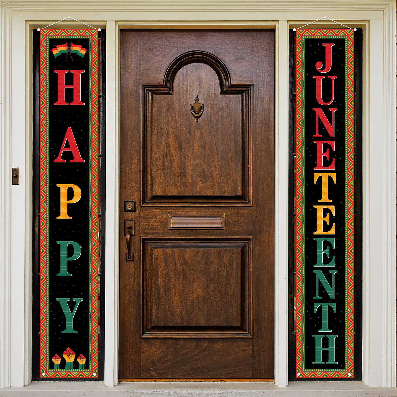 Snapklik.com : Juneteenth Banner, 2-Pack, 12x71 Inches, Polyester ...