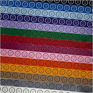 Amazon.com: Neutral Face Emoticon Satin Ribbon for Bows Gift Wrapping ...