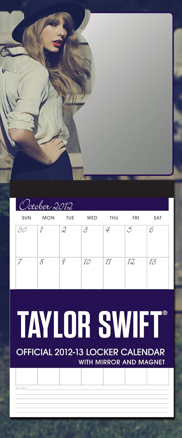Amazon.com: 2013 Taylor Swift Locker Calendar with Mirror & Magnet ...