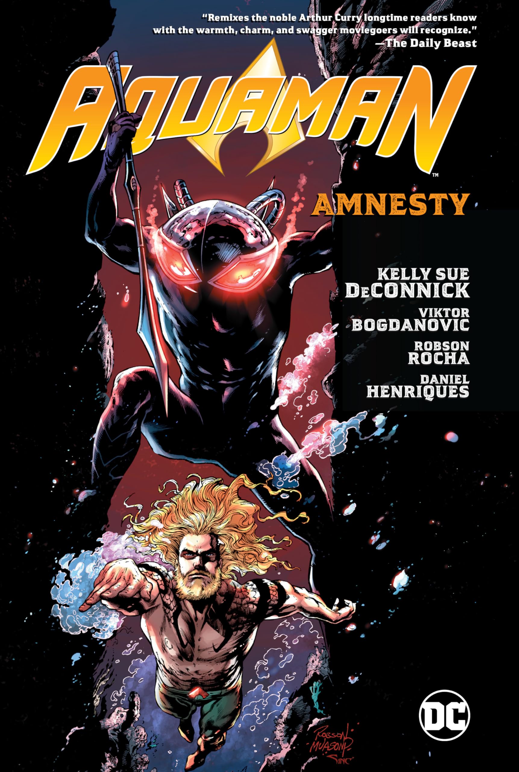 Amazon.com: Aquaman Vol. 2: Amnesty: 9781401295332: Deconnick, Kelly ...