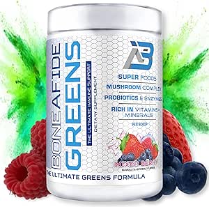 Amazon.com: Bonafide Nutrition Greens Powder Supplement Superfood ...