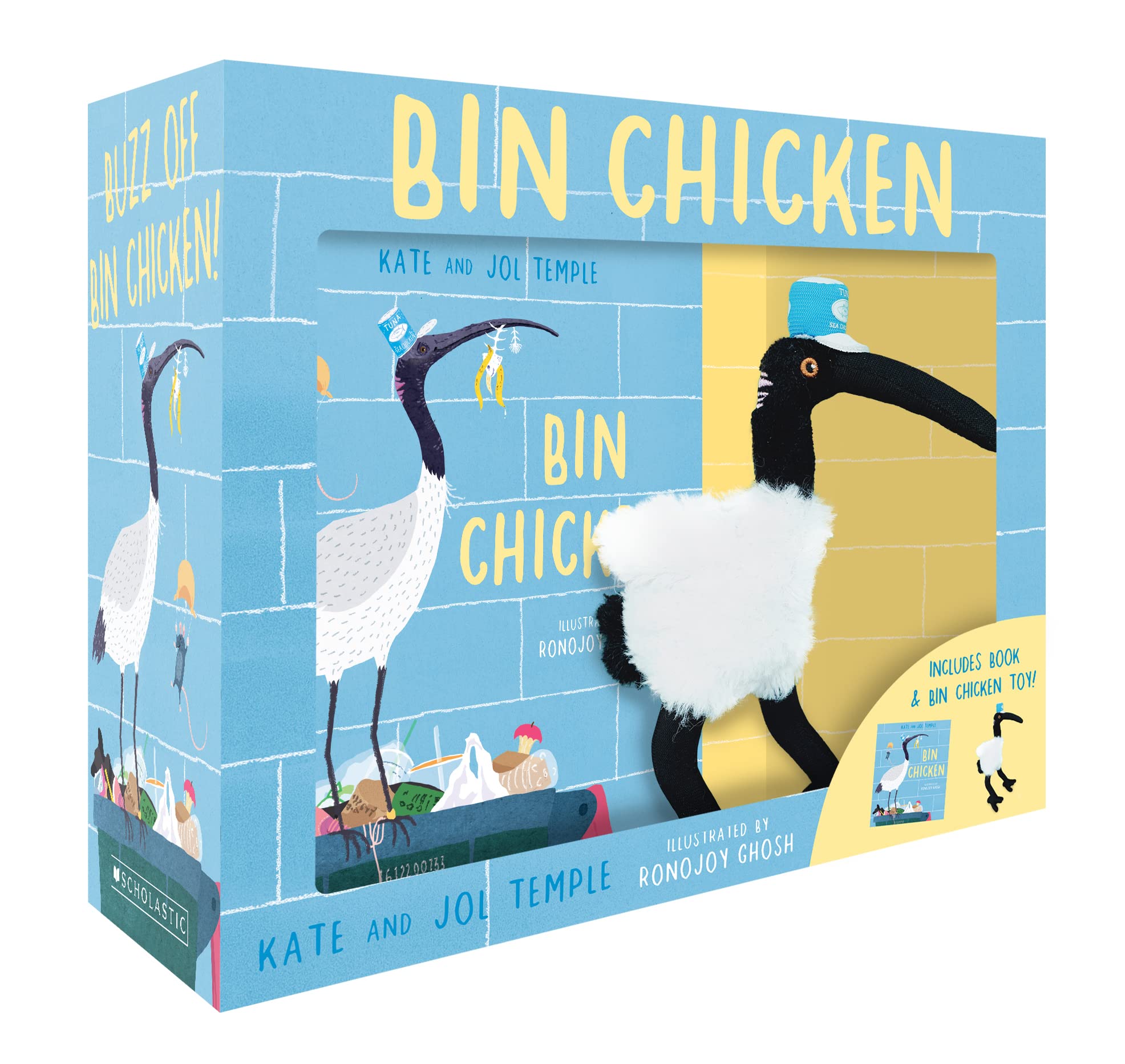 Bin Chicken Plush Boxed Set : Temple, Kate, Temple, Jol, Ghosh, Ronojoy ...