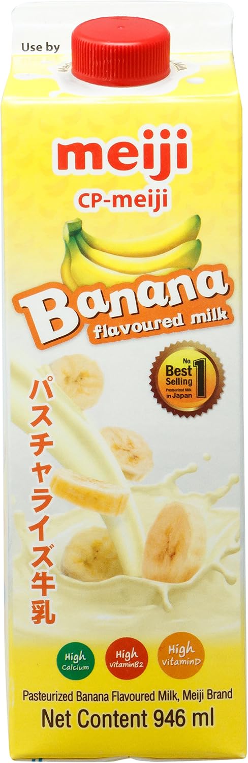 Meiji Banana Flavoured Milk, 946ml - Chilled : Amazon.sg: Grocery
