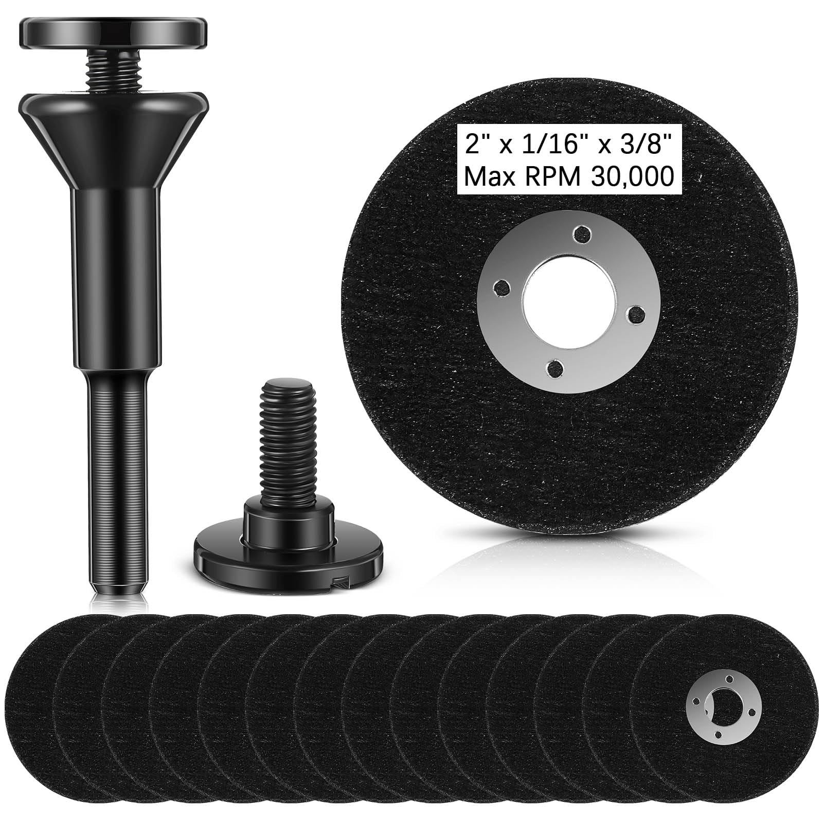 Snapklik.com : Lasnten 50 Pack 2 Inch Die Grinder Cut-Off Wheel And 3/8 ...