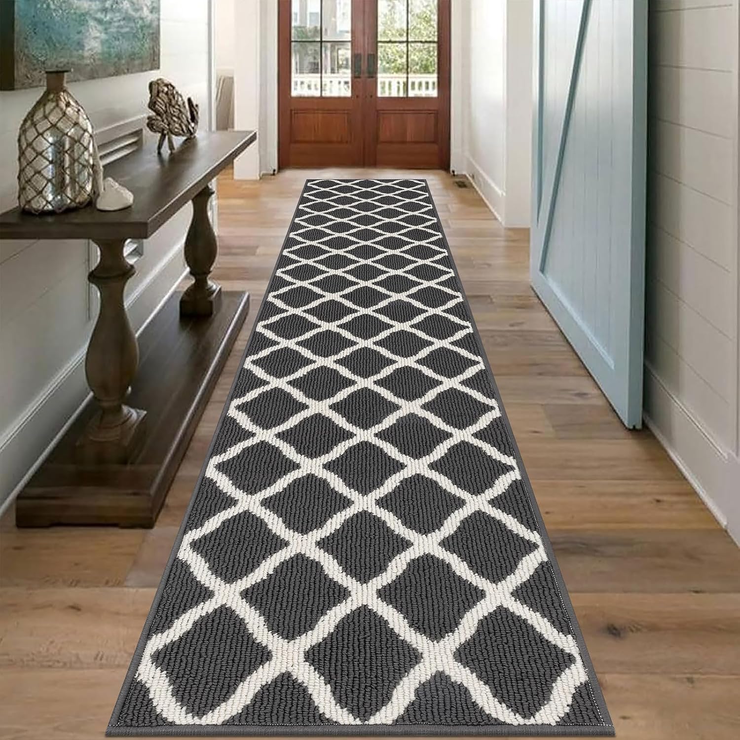SHACOS Extra Long Hallway Runner Rug 2x10 ft Indoor Washable Rug Runner ...