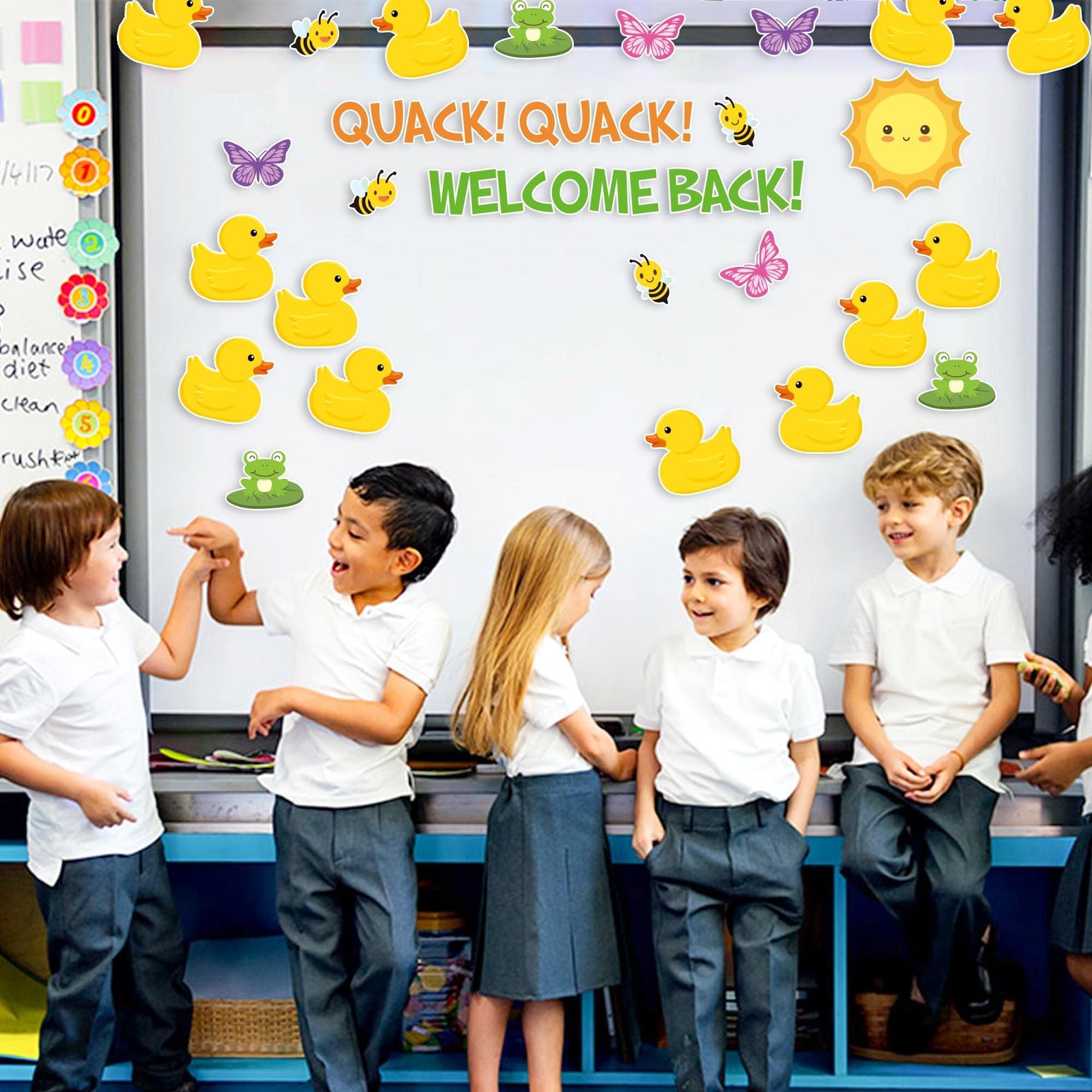 Snapklik.com : Back To School 59Pcs Duck Bulletin Board Cutouts ...