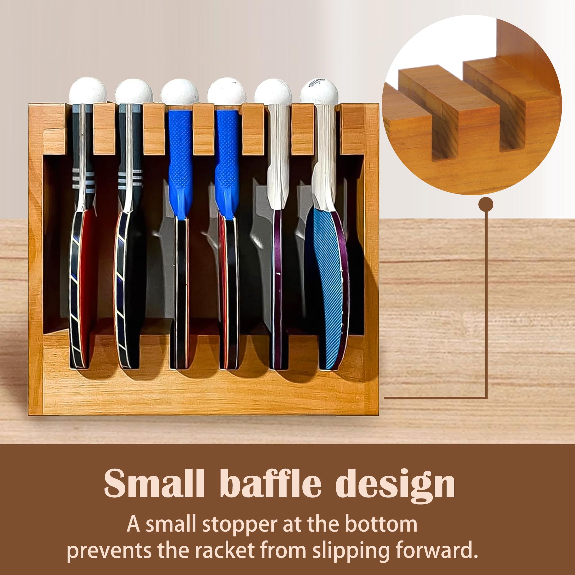 Snapklik.com : Ping Pong Paddle Holder Table Tennis Racket Display Wall ...