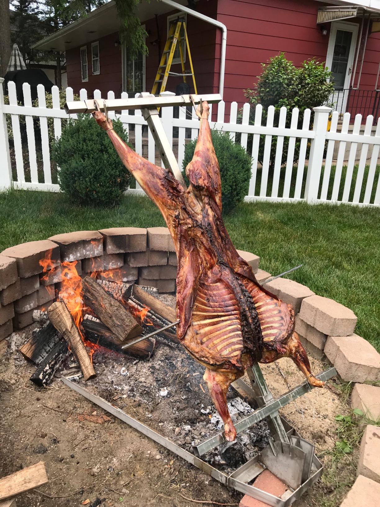 Amazon.com : TITAN GREAT OUTDOORS Ash & Ember Stainless Steel Asado ...