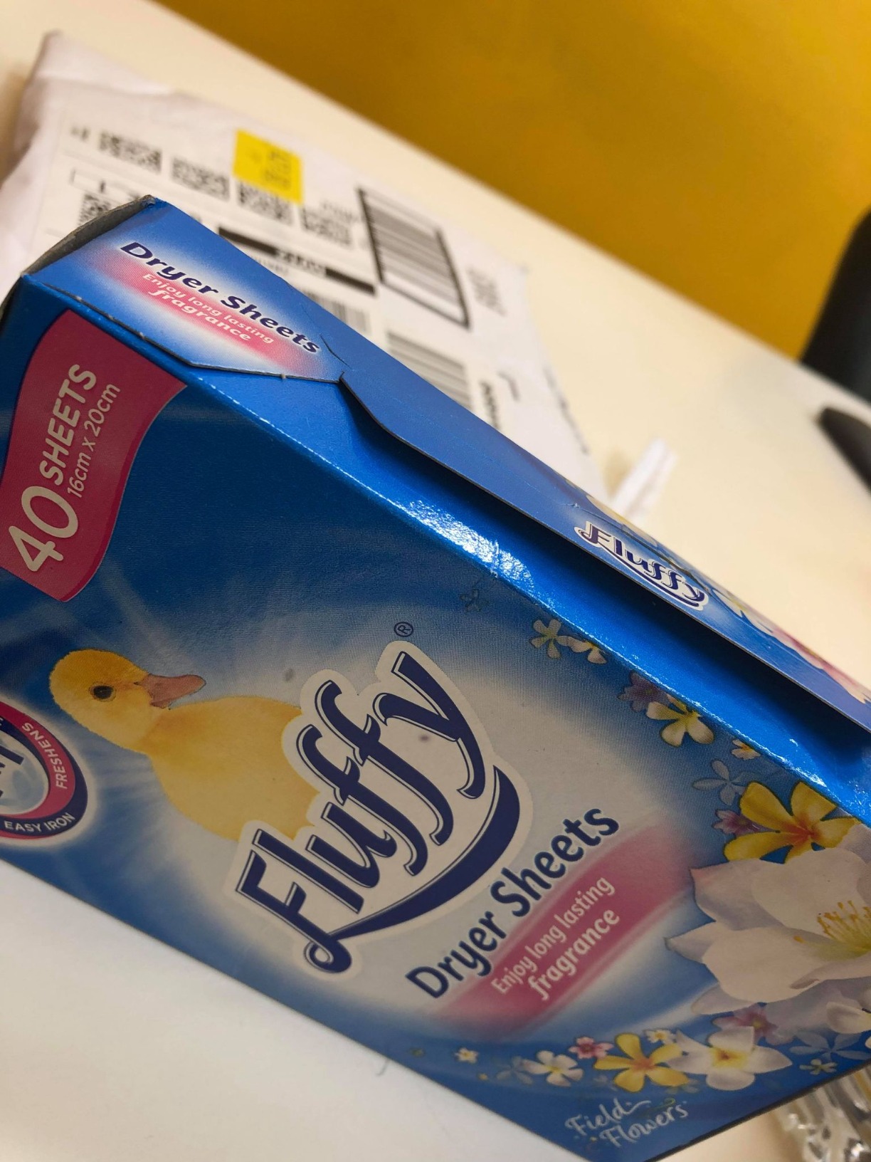 Fluffy Tumble Dryer Sheets, 40 Pack, Field Flowers, Long Lasting ...