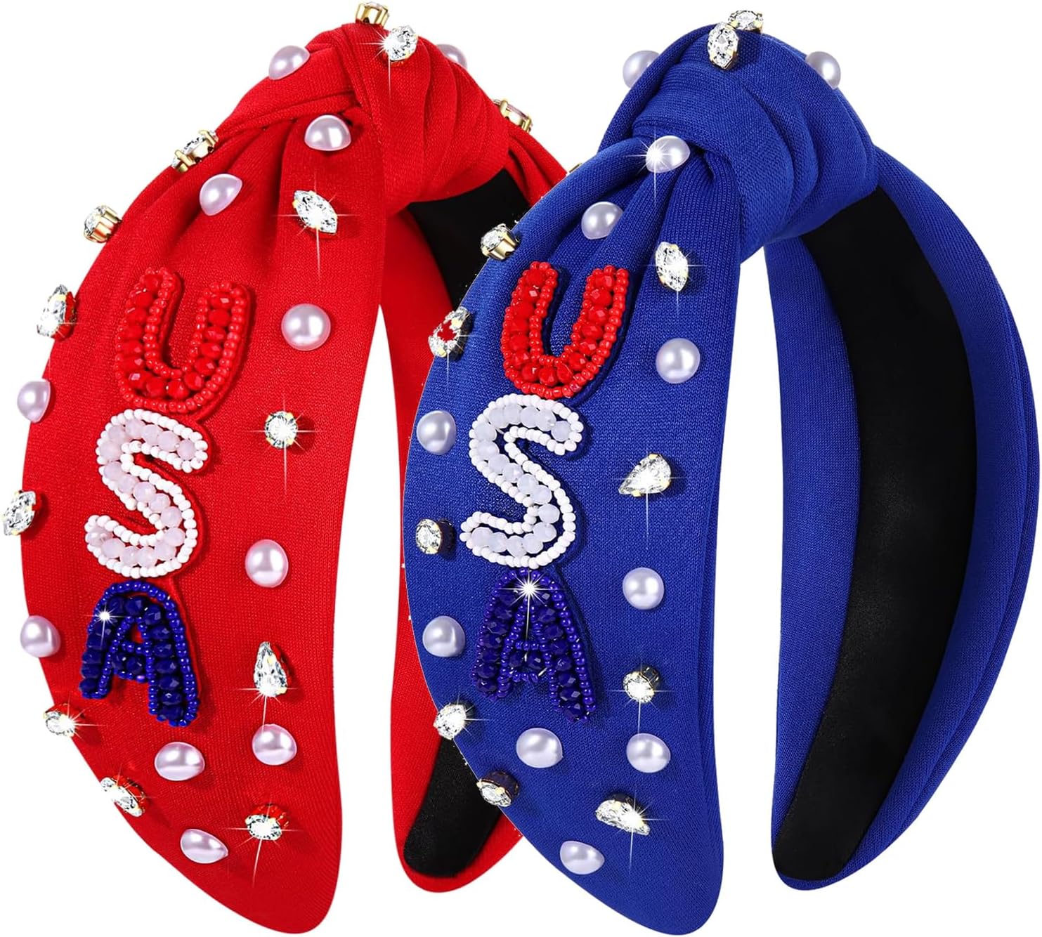 Amazon.com : CEALXHENY 4th of July Headbands for Women, 4th of July ...