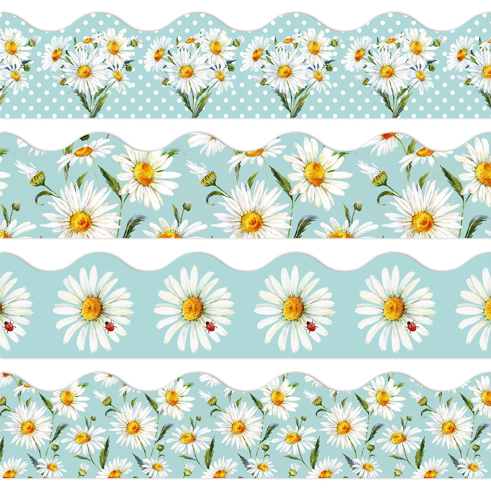 Daisy Chain Border Clip Art