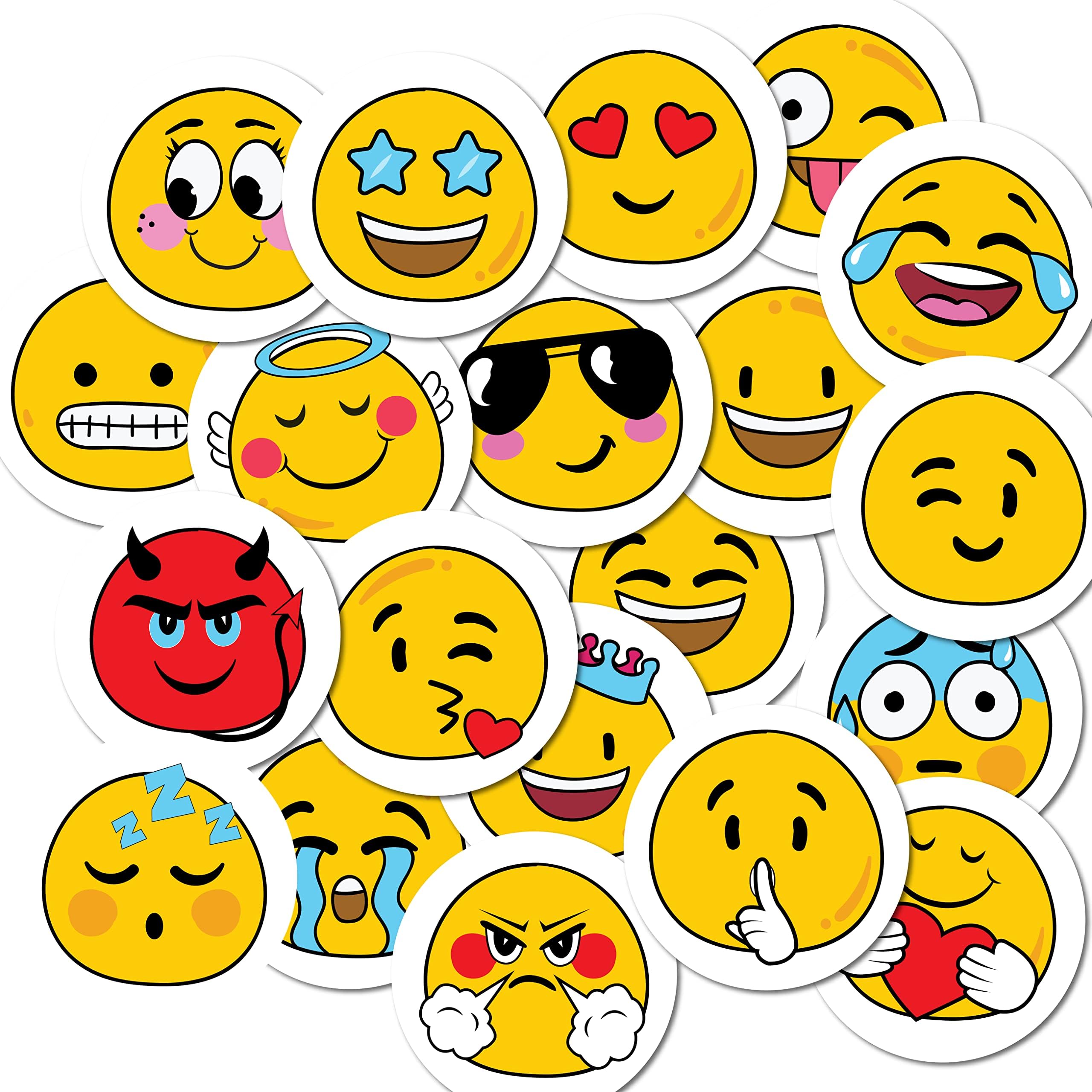 Asmi Collections Smiley Emoji Stickers - Set of 144 : Amazon.in: Toys ...