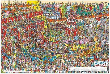 Amazon.com: Grupo Erik Where's Wally? Poster - 36 x 24 inches / 91.5 x ...