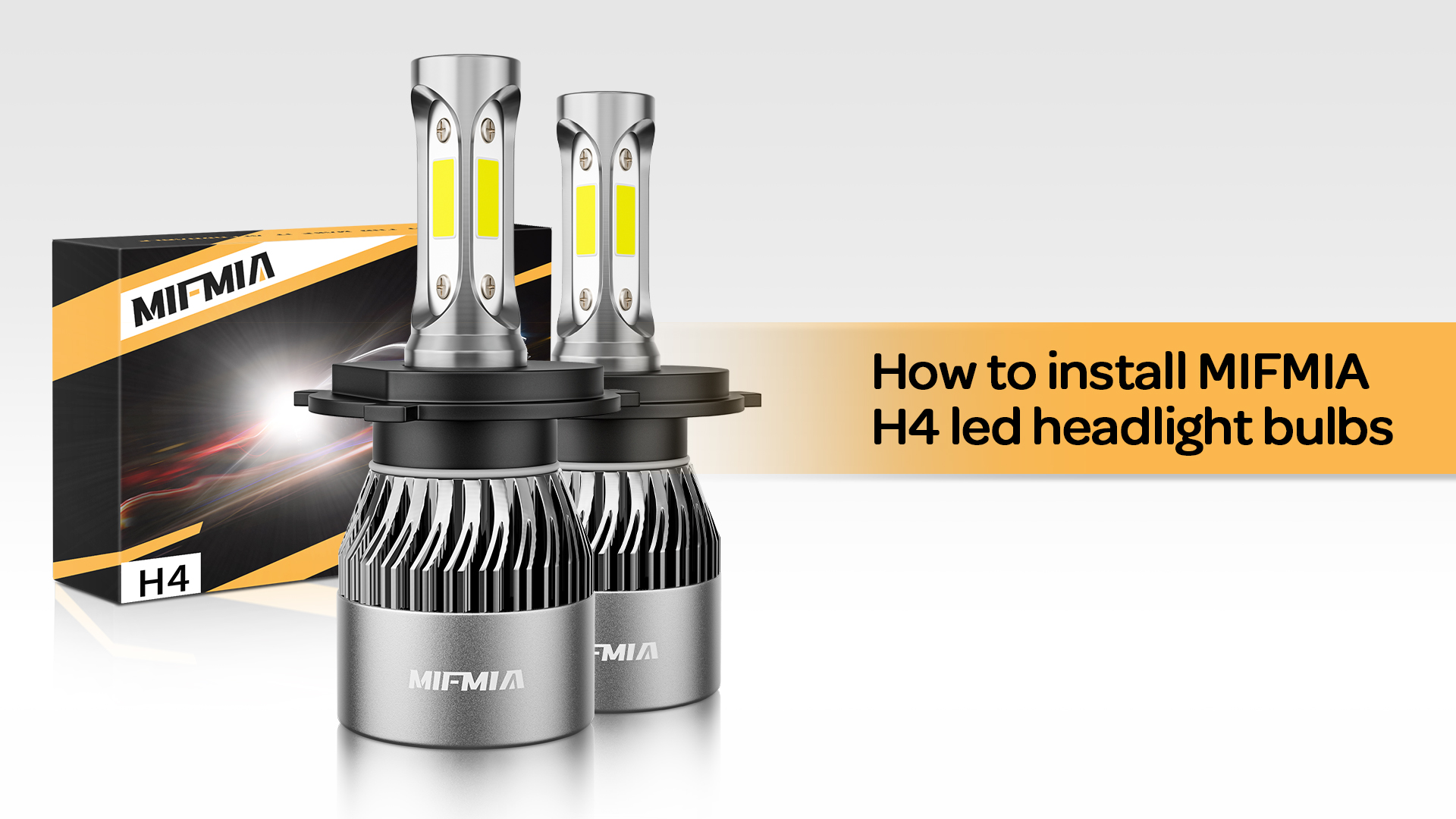 Watch How to install MIFMIA H4 led headlight bulbs on Amazon Live