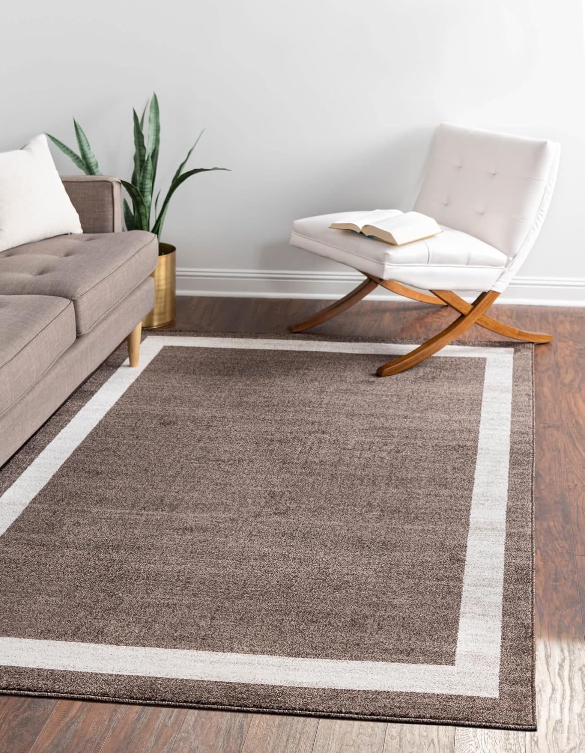 Amazon.com: Unique Loom Del Mar Collection Area Rug-Transitional ...