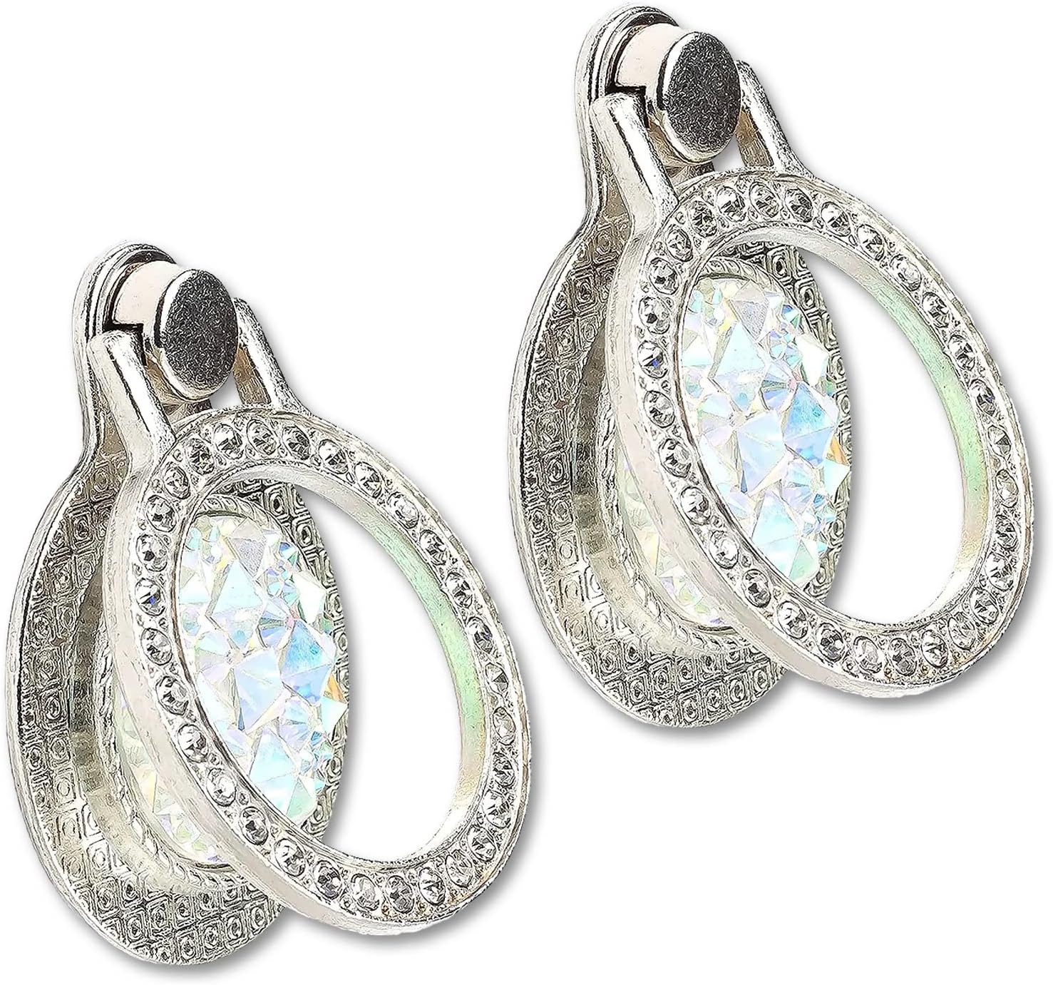 Amazon.com: [2 Packs] Gemstones Glitter Bling Bling Phone Ring Holder ...