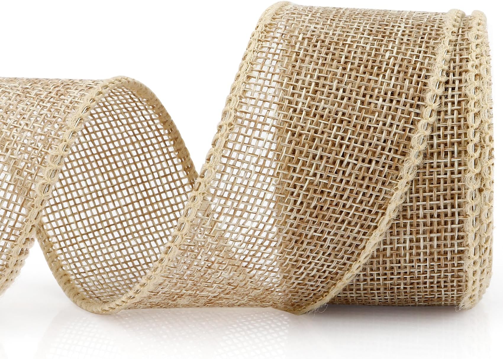 Amazon.com: Burlap Ribbon for Flower Bouquet Ribbon for Gift Wrapping ...