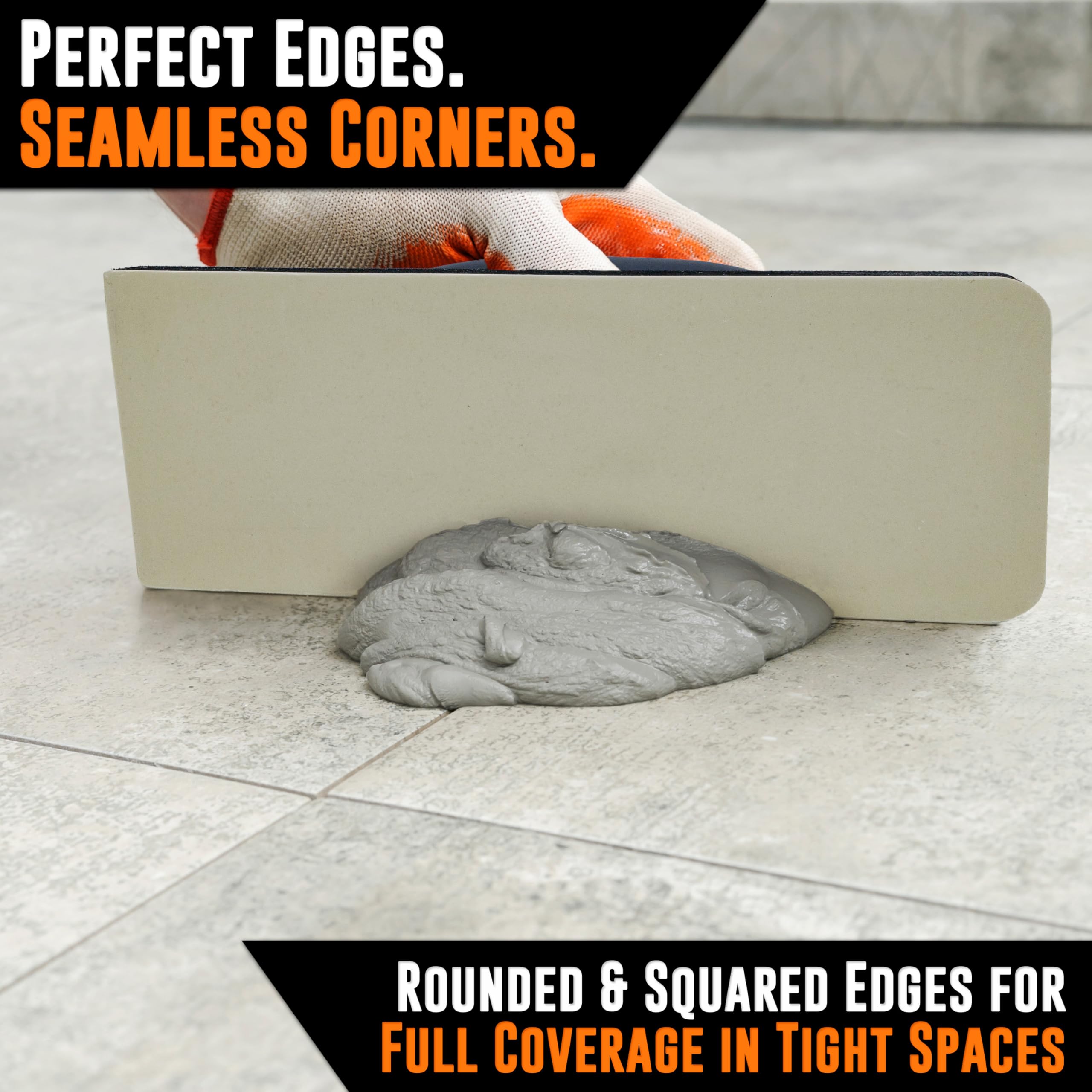 Snapklik.com : Mutt Tools 95” X 4 Inch Professional Grout Float - Non ...