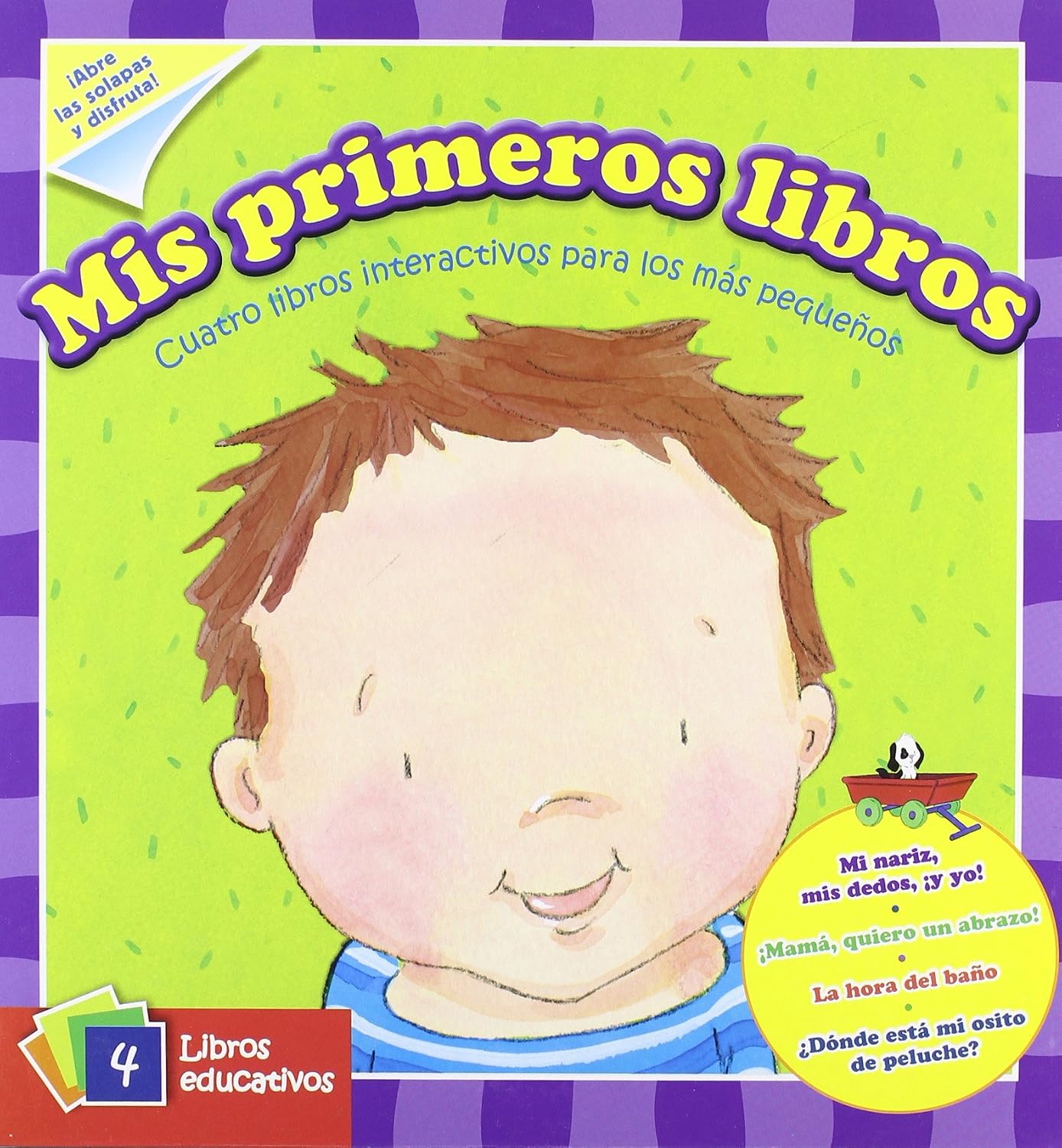 Amazon.com: Mis primeros libros: Cuatro libros interactivos para los ...