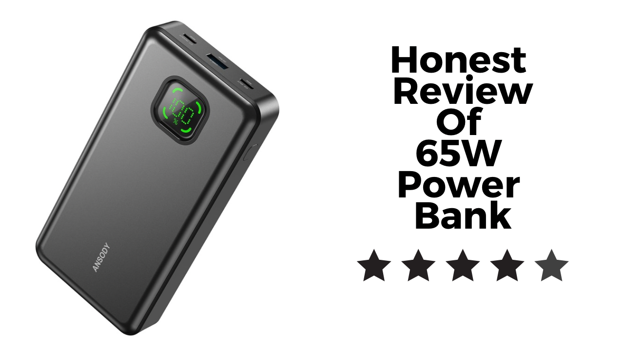 Watch Honest Review Of 65W Power Bank on Amazon Live
