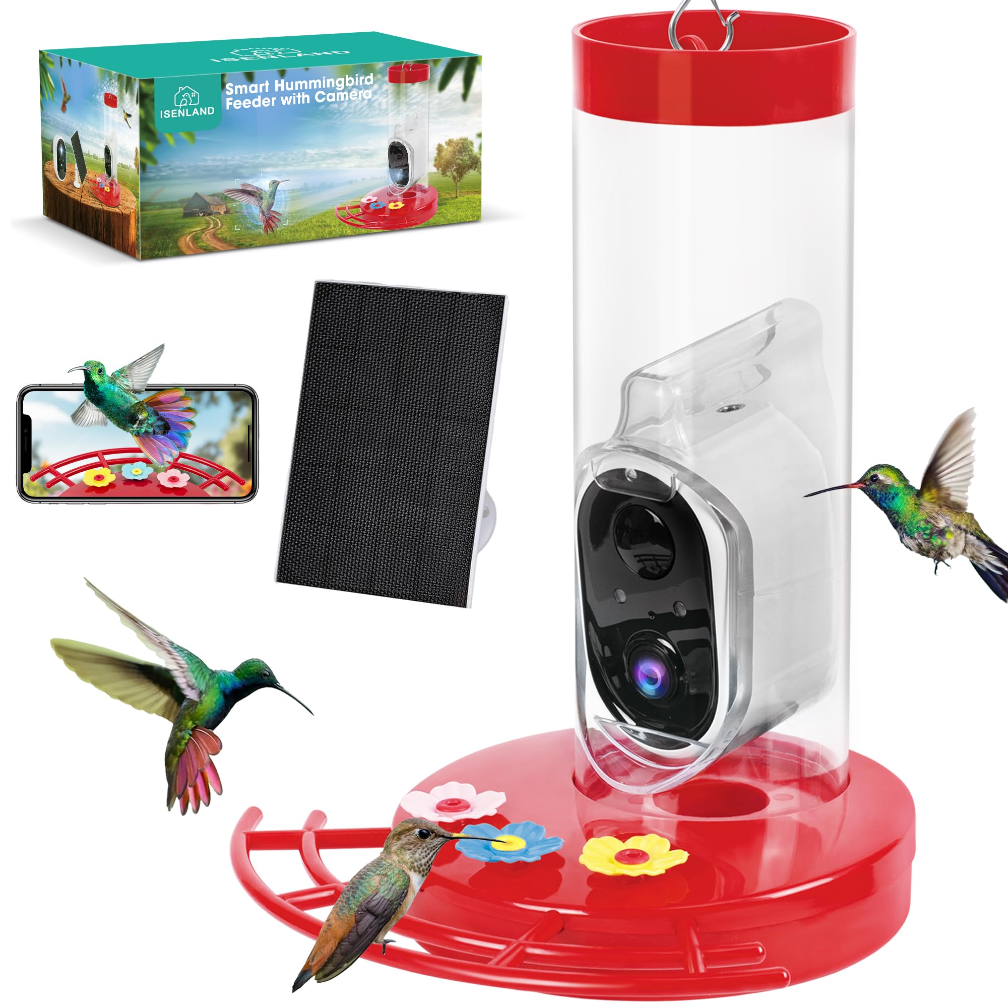 Amazon.com : Smart Hummingbird Feeders with Camera AI Identify Bird ...