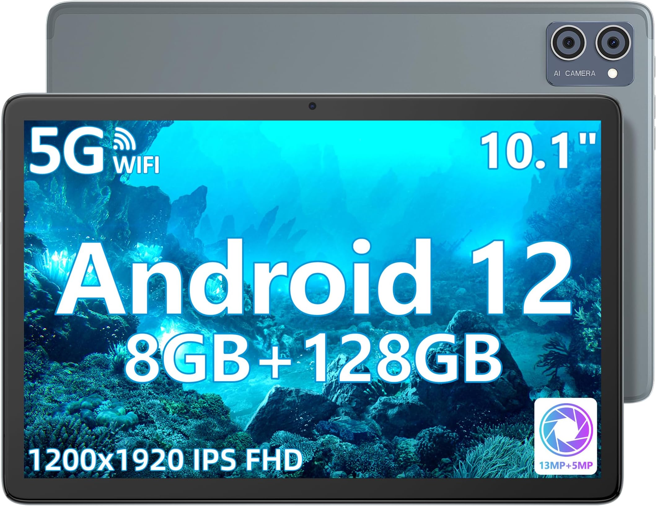 Amazon.com: jumper Tablet, 10.1 Inch Android 12 Tablet with 8GB RAM ...