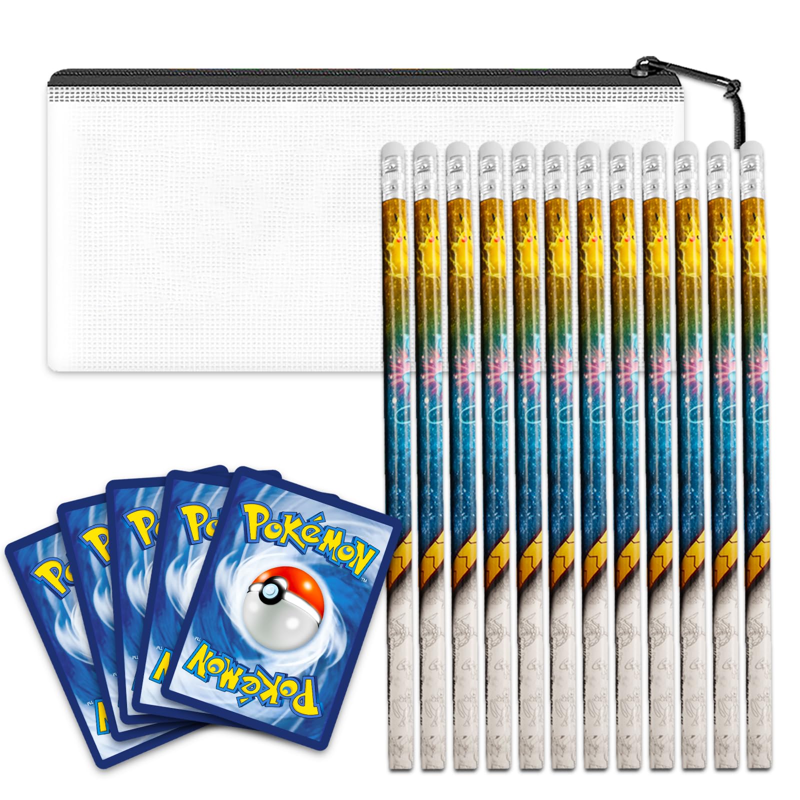 Pokemon Pencils Showa Note Pokemon X EnerGel Clena 0.5mm 3 Pc. Pen Set