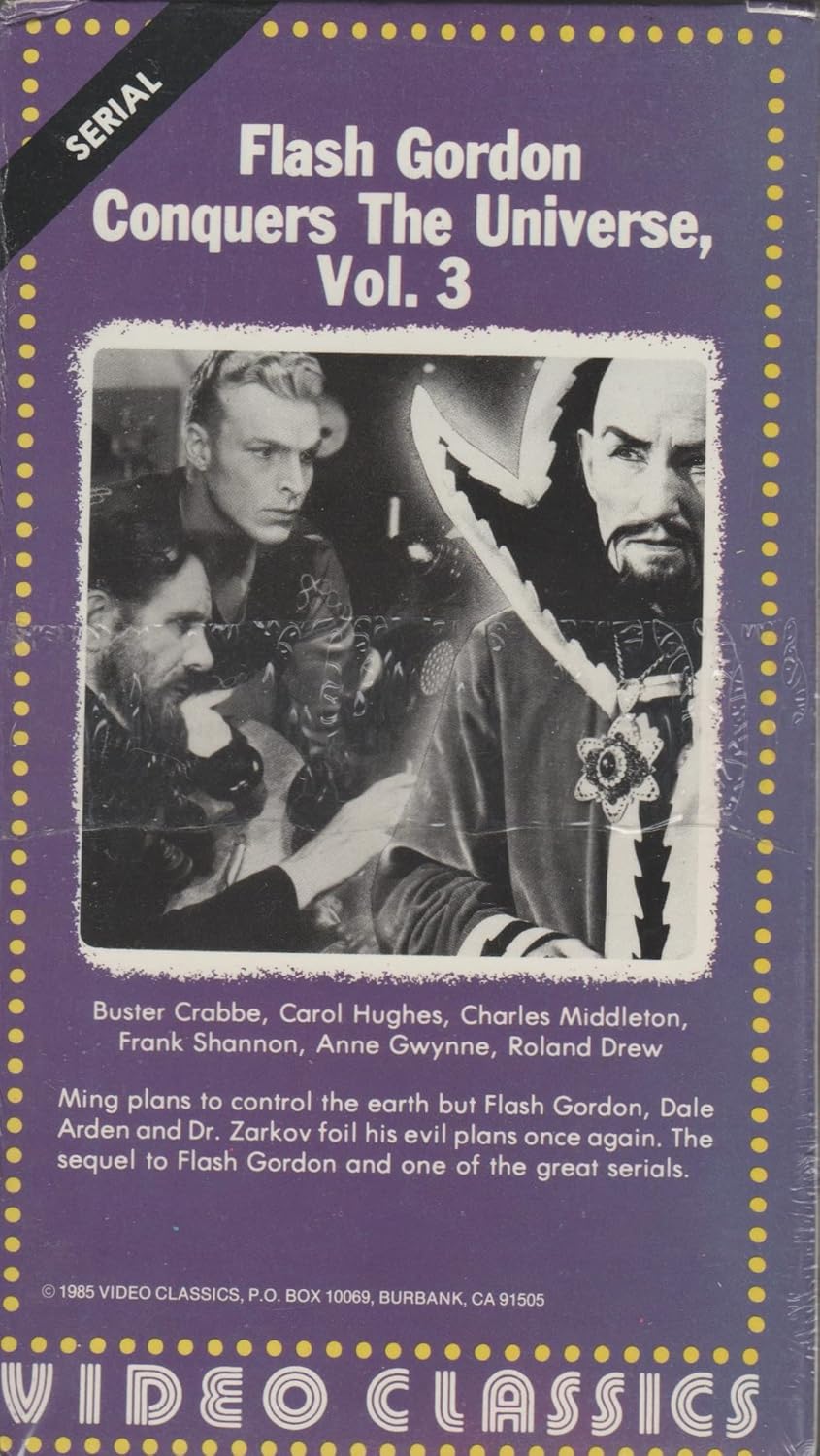 Amazon.com: Flash Gordon Conquers the Universe [VHS] : Flash Gordon ...