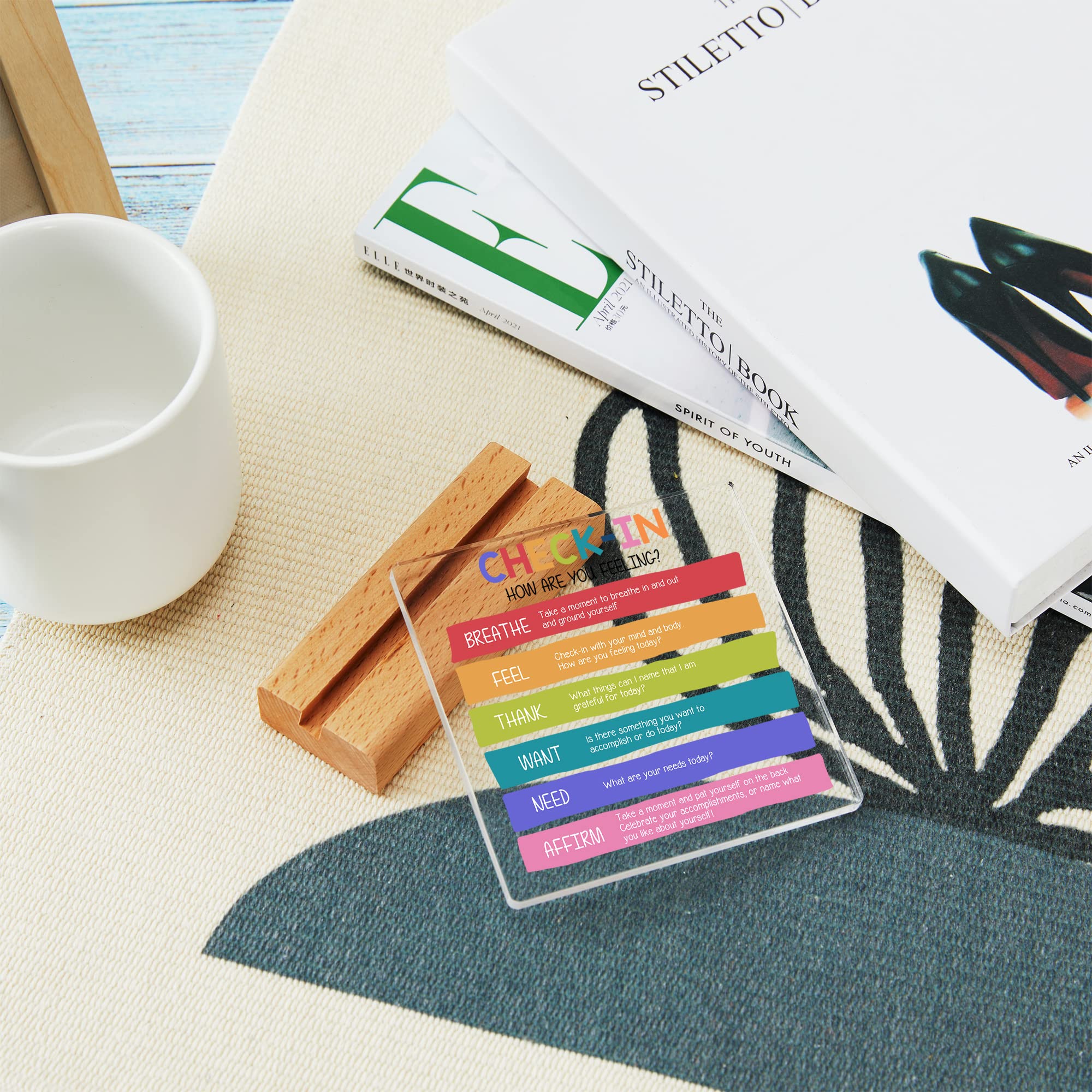 Snapklik.com : Feelings Check In, Mental Health Sign, Self Care Sign ...