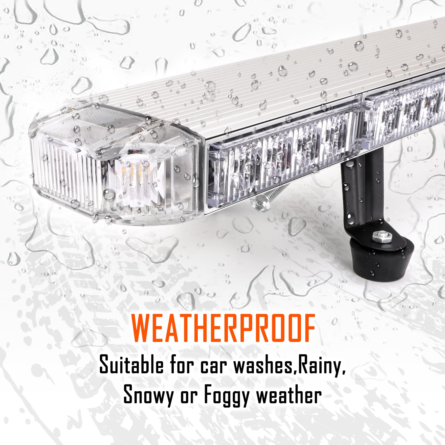 LED Light Bar Car & Truck Light Bars 35" 32LED Emergency Warning ...