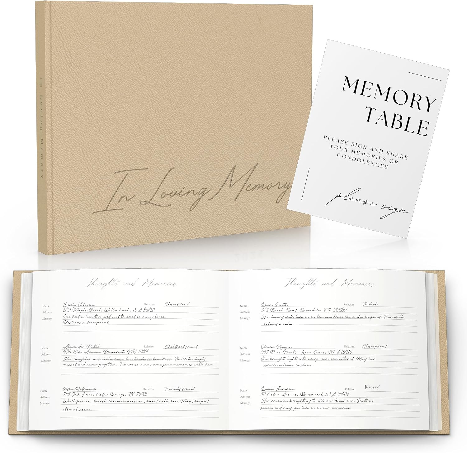 Amazon.com: Funeral Guest Book for Celebration Of Life Memorial Service ...