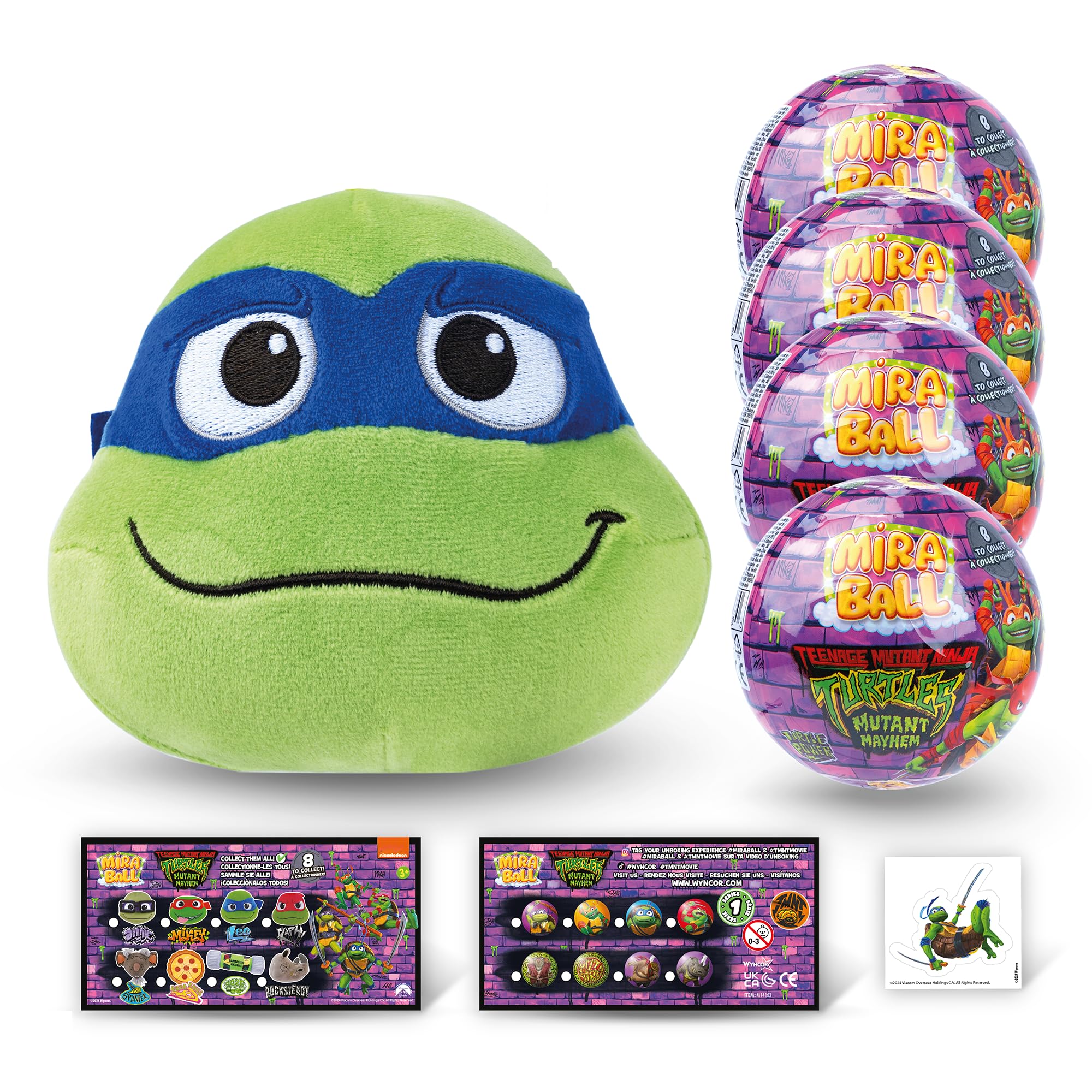 Amazon.com: MiraBall Teenage Mutant Ninja Turtles Mystery Expandable ...