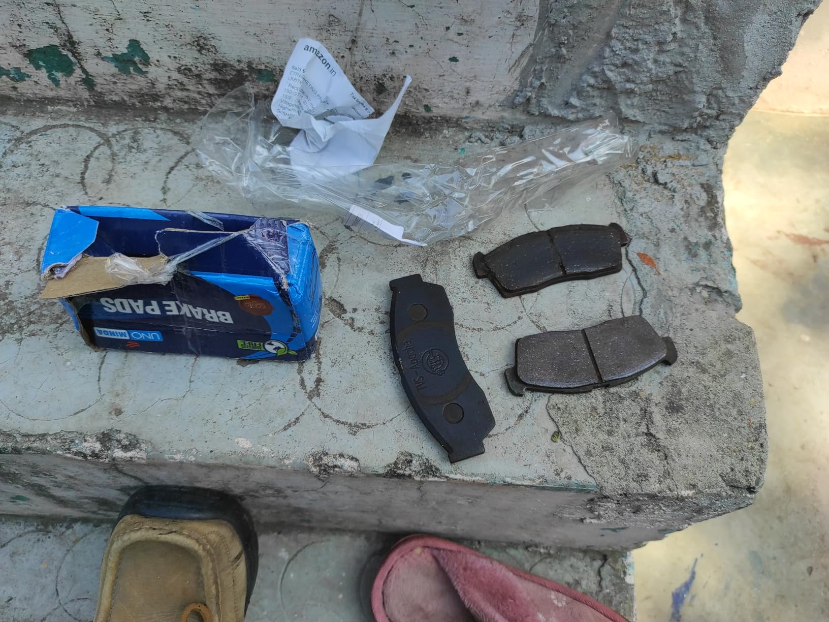 UNO Minda BR-1001 Brake Pad for Maruti Suzuki Alto/Wagon R/Zen Estilo ...