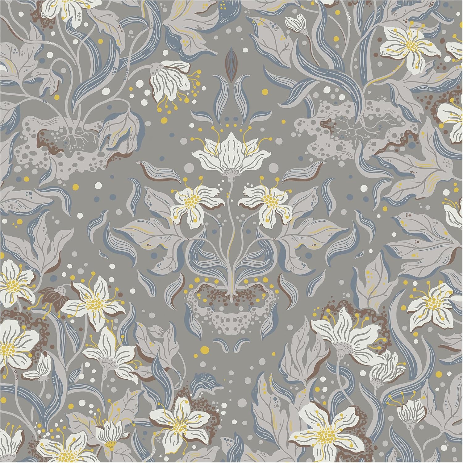 A-Street Prints Lisa Stone Floral Damask Wallpaper, 4143-22018 - Amazon.com