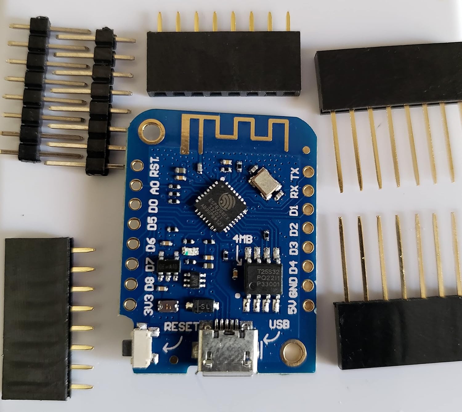 Amazon.com: 5pcs D1 Mini V3.0 Development Board ESP8266 V3.0.0 4MB ...