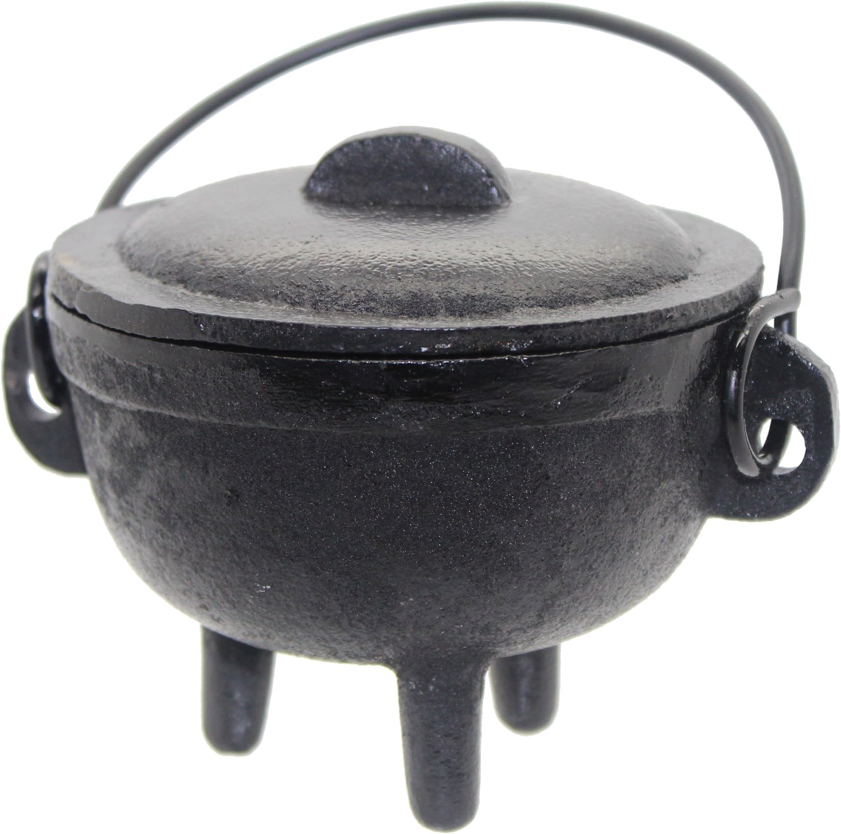 Amazon.com: Govinda - Cast Iron Cauldron: 4 1/2" Diameter Plain: Home ...