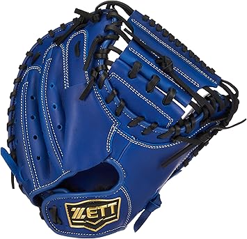 Amazon | ゼット(ZETT) 少年軟式野球 キャッチャーミット グランドヒーロー 捕手用 ロイヤルブルー(2500) 右投げ用 BJCB76522 | ゼット(ZETT) | グラブ・ミット