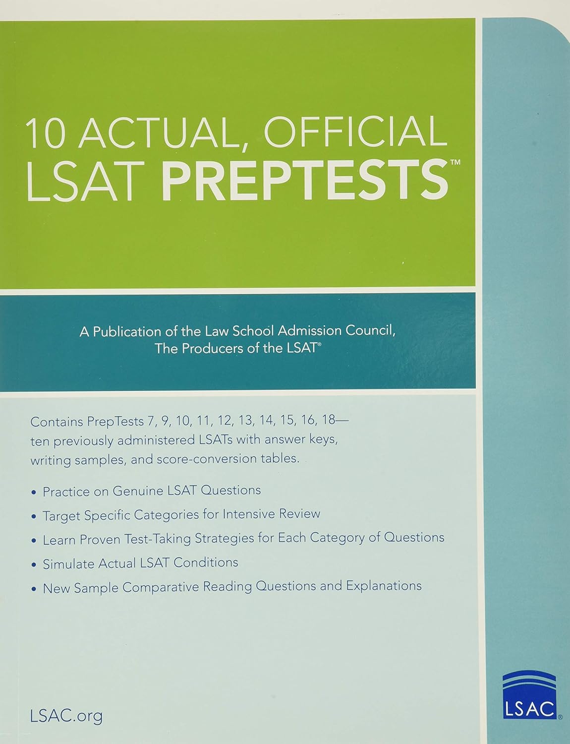 10 Actual, Official LSAT PrepTests: Wendy Margolis, Wendy Margolis ...