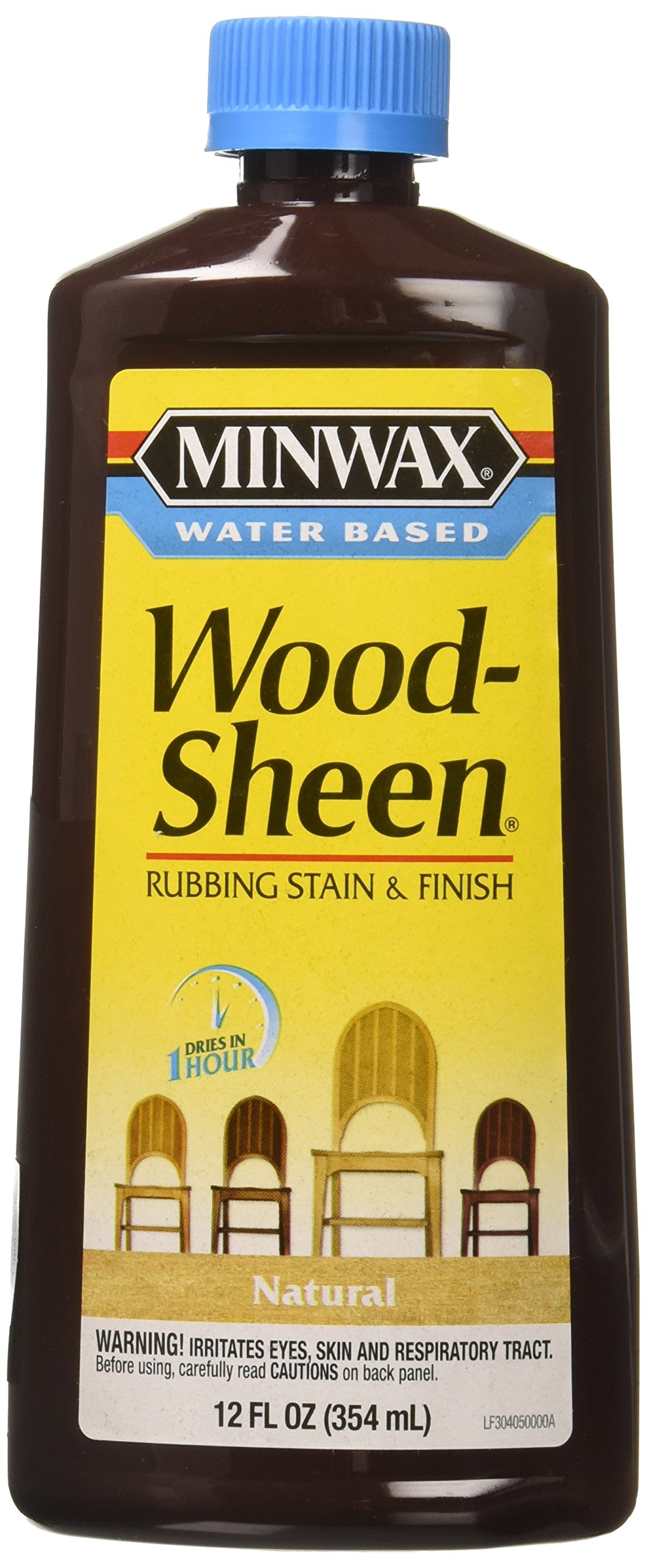 Minwax 304050000 Water Based Wood-Sheen Running Stain & Finsh, 12 ounce ...